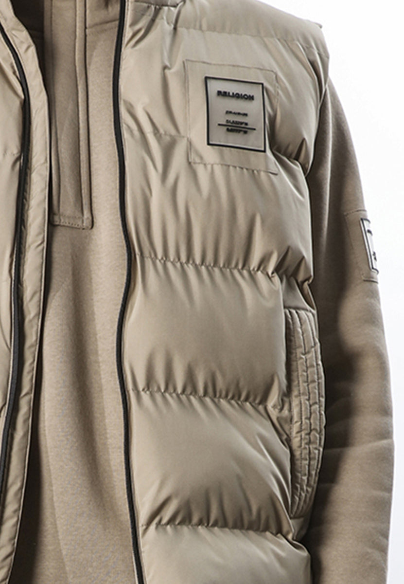 Religion Match Gilet Fawn – TS2 MENSWEAR
