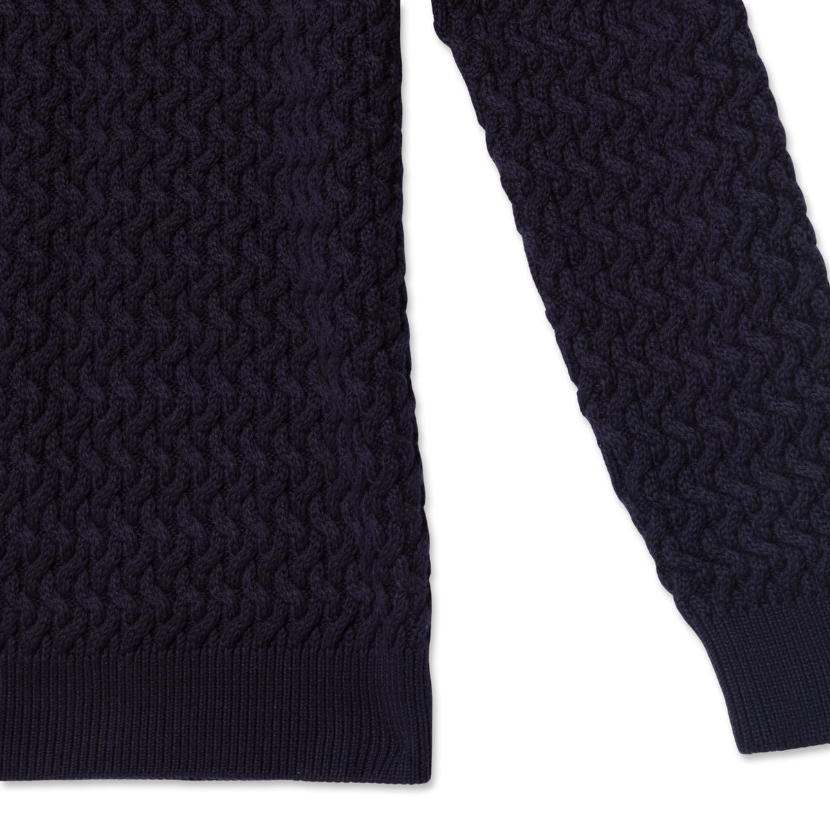 Guide London Basket Weave Textured Jumper Navy – TS2 MENSWEAR