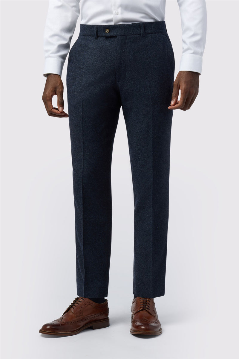 Alexandre London Dalston Donegal Trouser Navy – TS2 MENSWEAR